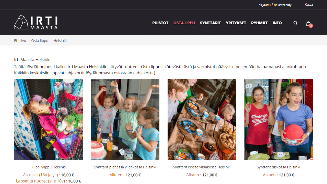 Irti Maasta – Magento 1 Store – Lumav Commerce