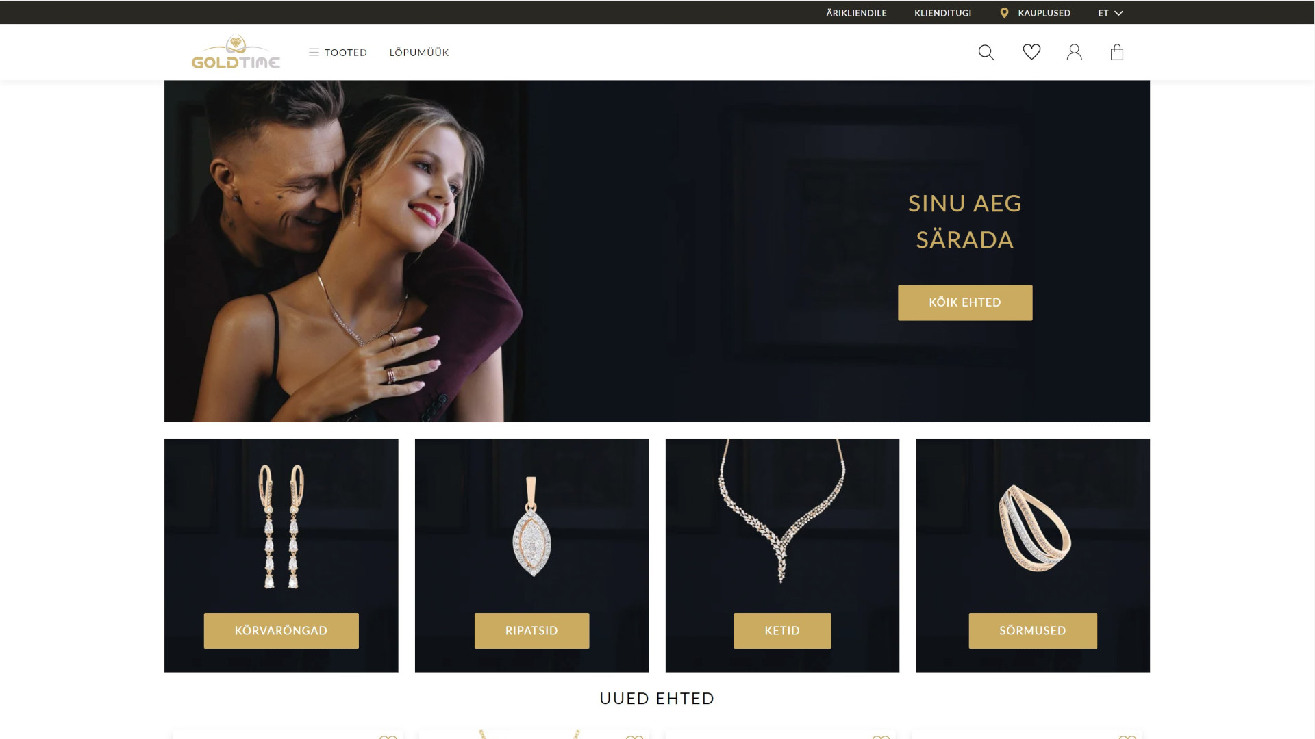 Goldtime – Magento PWA e-store – Lumav Commerce